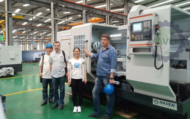 Sale CNC Lathe Machine For Russia Client